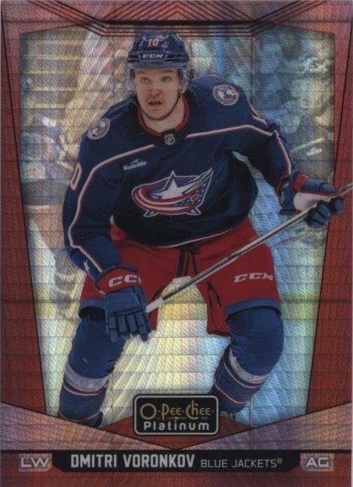 2024-25 O-Pee-Chee Platinum - Dmitri Voronkov #65 Red Prism /199 for ...