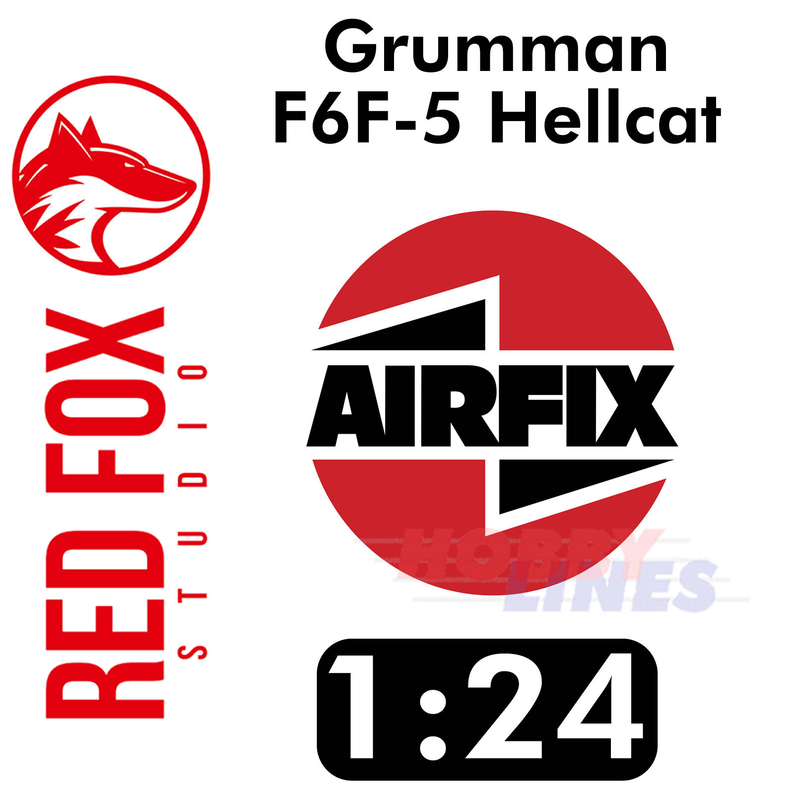 Grumman F6F-5 Hellcat Instrument Panels 1:24 Airfix Red Fox Studio ...