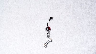Dog Bone Pet Charm Belly Navel Ring Body Jewelry Piercing Animal | eBay