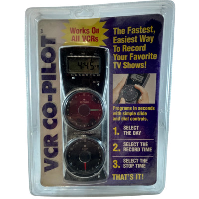 Remote Control VCR CO-PILOT VCR Programming Remote Vintage Retro ...