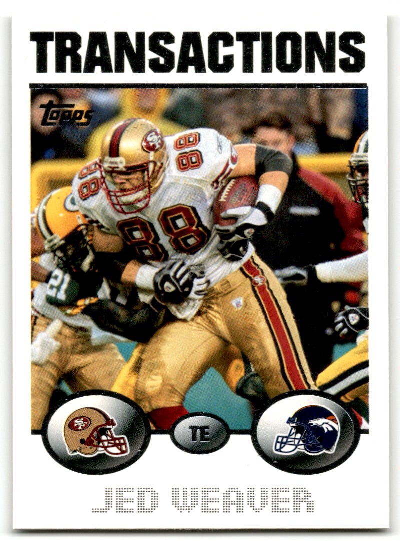 2004 Topps Jed Weaver #112 Denver Broncos | eBay