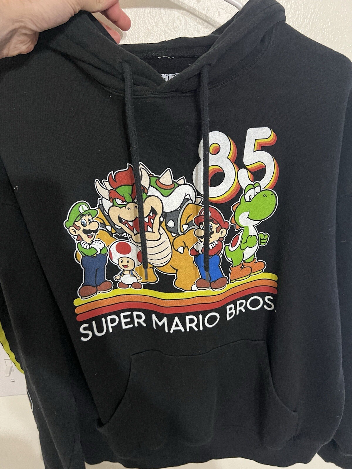Mario Hoodie Retro Medium Gamer - Gem
