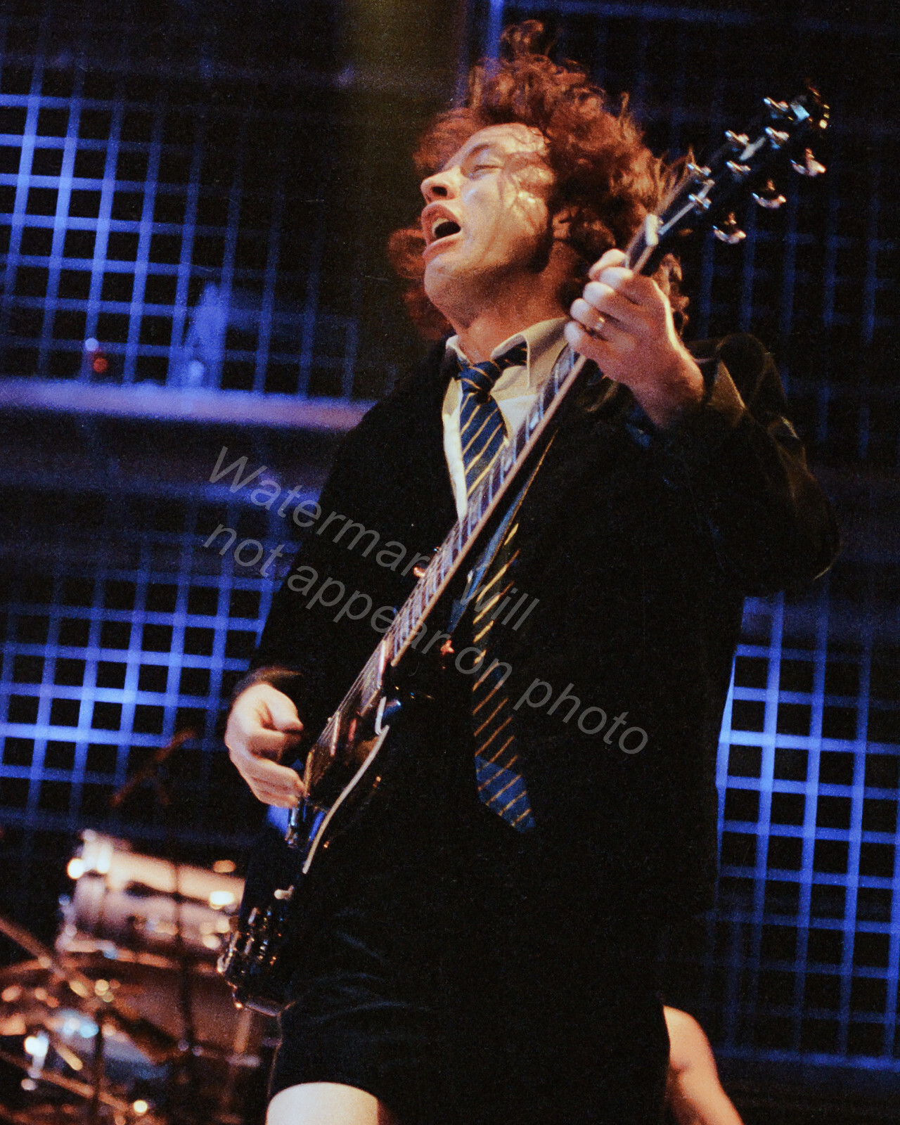 AC/DC Angus Young - Original 8x10 concert photo from Pittsburgh 1990 ...