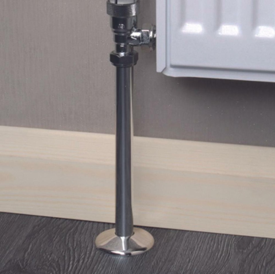 15mm Chrome Electroplated Radiator Pipe Collars Cover Laminate Tile ...