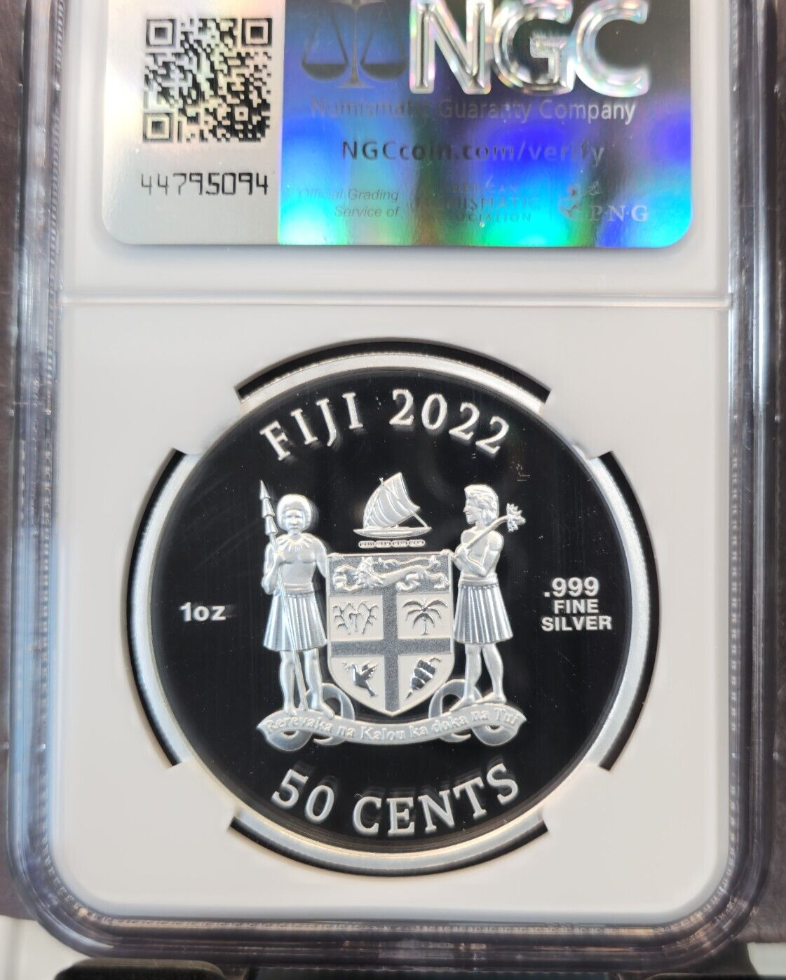 2022 FIJI SILVER 50 CENTS S50C DOGS NGC MS 70 RARE PERFECTION | eBay