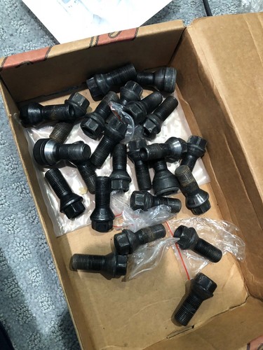 20 Lug Bolts Studs Black OEM 36136781150 For BMW OEM | eBay
