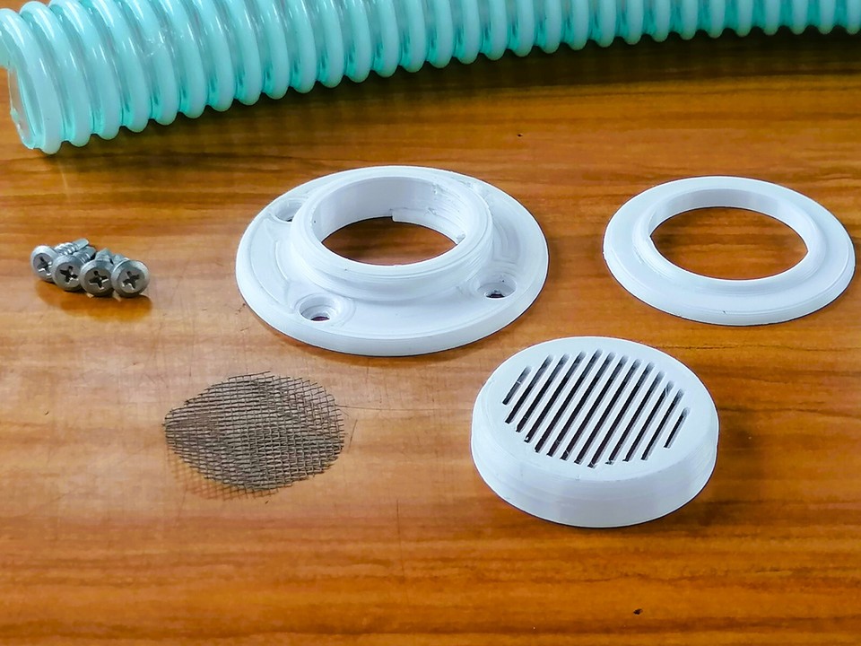 12V Volt Ventilation Kit DIY Inline Fan Air Extraction Inlet Outlet ...