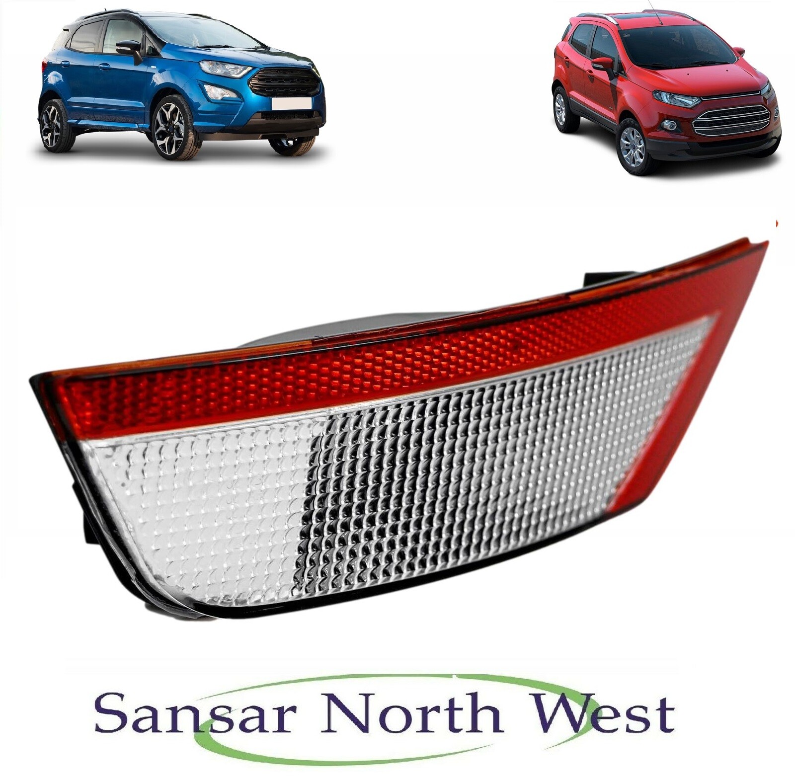 Ford Ecosport Rear Reverse Light Left Clear Lamp Passenger Near Side N ...