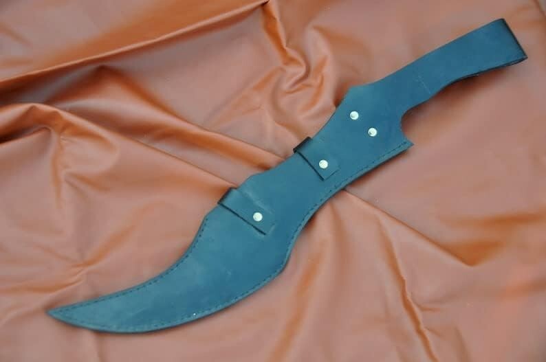 Custom 18 inches Long Blade Bowie Large Machete Axe- Fantasy Machete ...