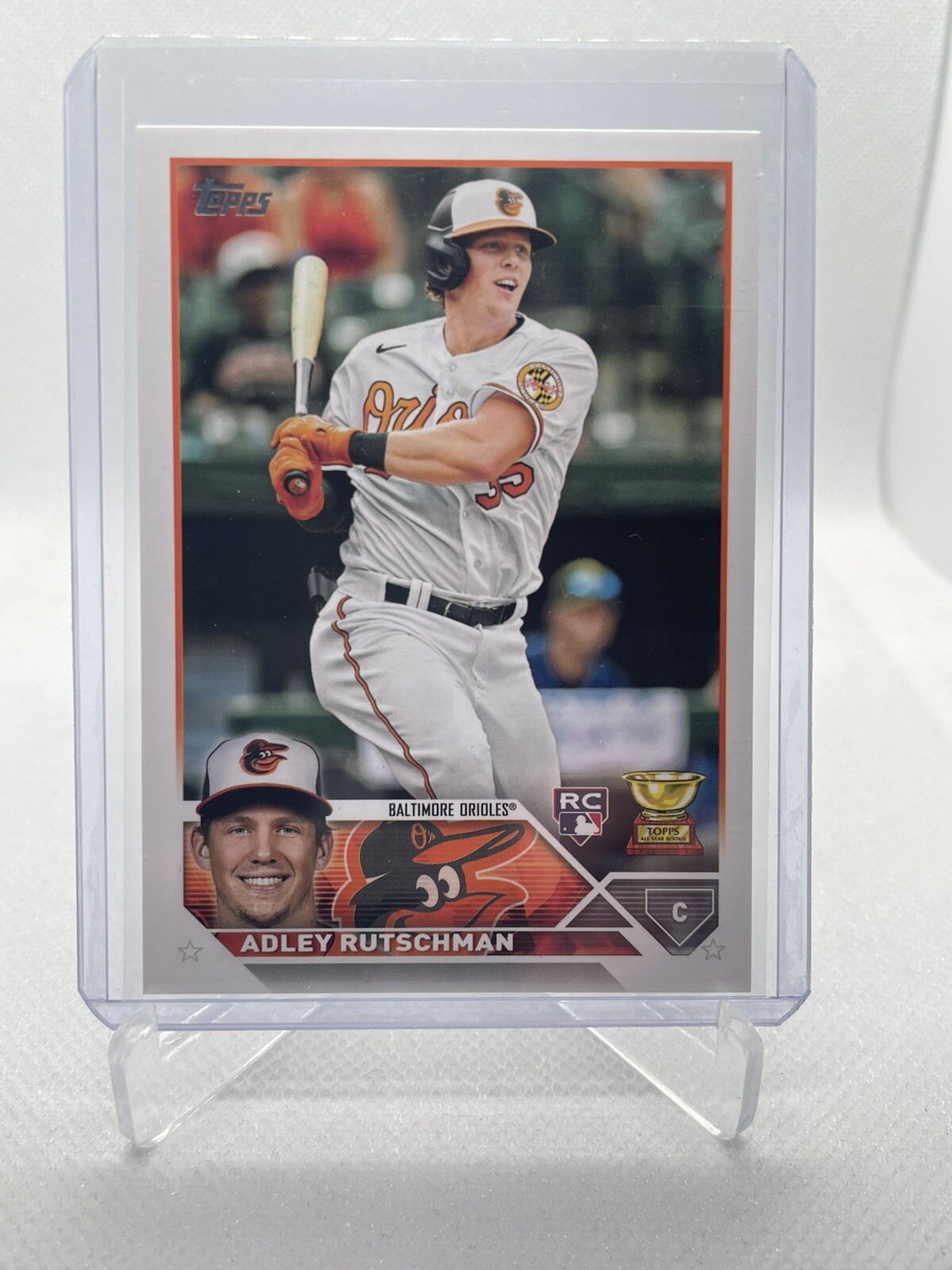 Adley Rutschman 2023 Topps Series 1 #250 Rookie Card RC All Star Cup ...