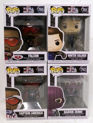 Funko Pop! Marvel Falcon & The Invernale Soldier Lotto 700 701 702 814 ...