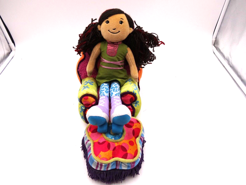 Groovy Girls Doll and Chair With Ottoman Bindi Lot 3 2009 Manhattan Toy ...
