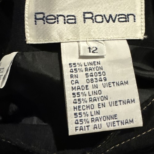 NWT Rena Rowan Women Skirt Size 12 New Black | eBay