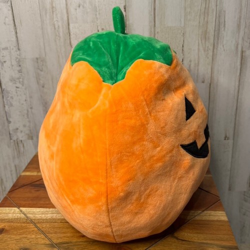 Squishmallows Flip A Mallow Halloween Pumpkin & Black Cat Plush Toy | eBay