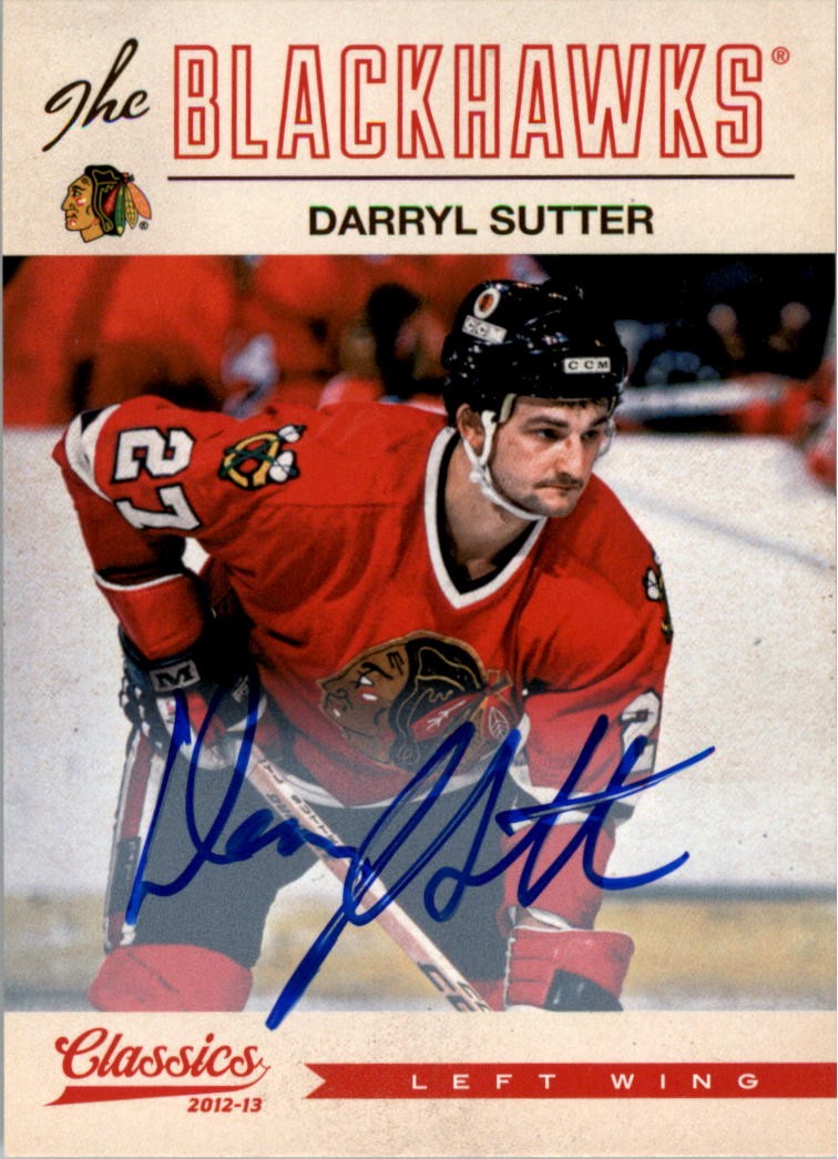 2012-13 Classics Signatures Autographs #182 Darryl Sutter - auto | eBay