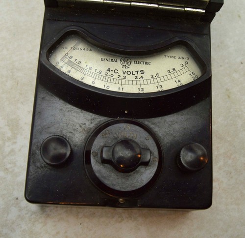 Vintage GE General Electric Type AS-3 Voltmeter | eBay