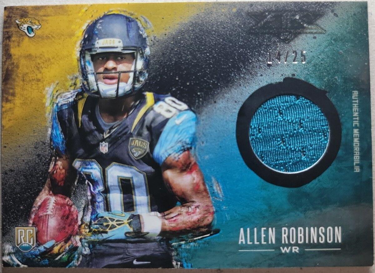 2014 Topps Fire - Relics Allen Robinson #FR-AR Black /25 (MEM, RC) for ...