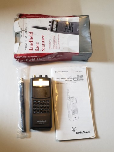 Radio Shack Pro 89 200 Channel Race Scanner | eBay
