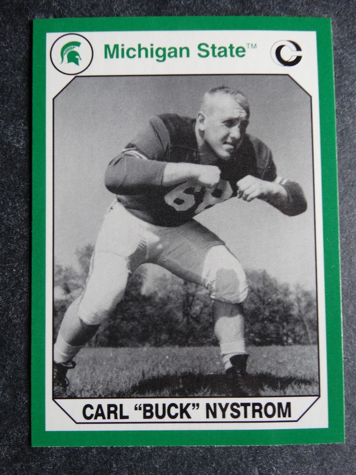 1990 Collegiate Collection Michigan State Football Card Complete Your ...