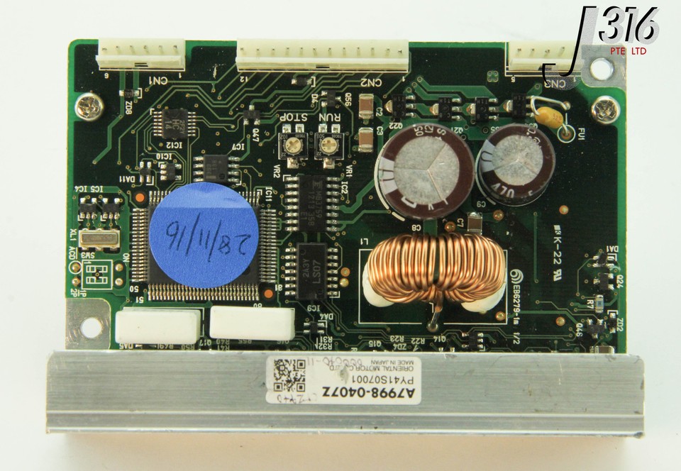 7856 ORIENTAL MOTOR STEPPER MOTOR DRIVER A7998-0407Z | eBay