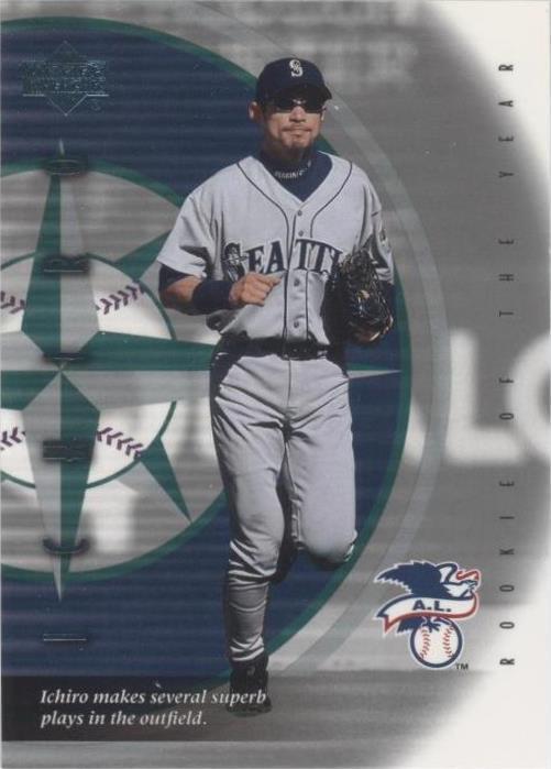 2001 Upper Deck Rookie Update - Ichiro Suzuki Rookie of the Year Ichiro ...