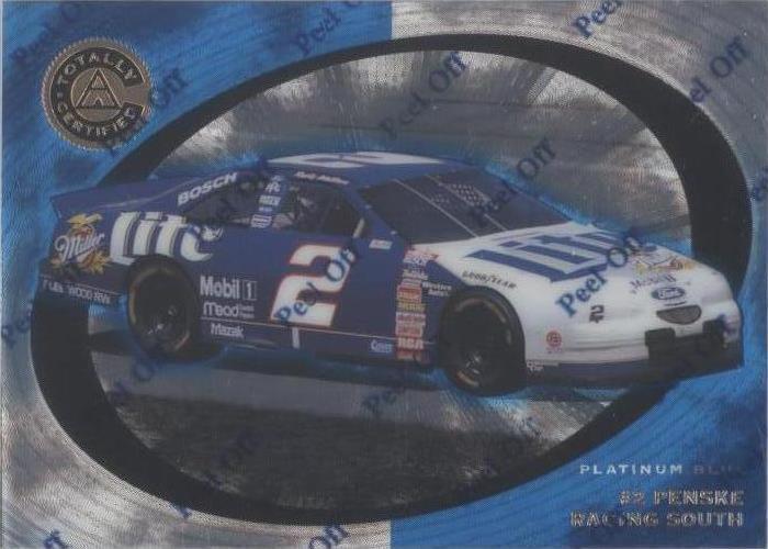 1997 Pinnacle Totally Certified - Rusty Wallace #36 Platinum Blue /1999 ...