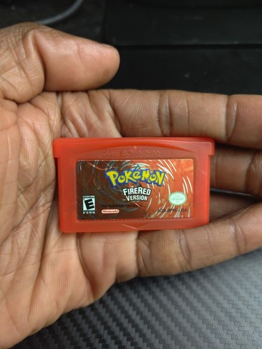 Authentic Pokemon FireRed (Game Boy Advance GBA) Cart Only But Saves ...