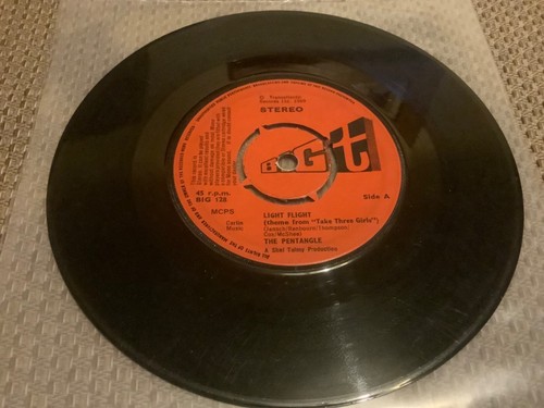THE PENTANGLE ~ LIGHT FLIGHT (Theme TAKE THREE GIRLS) ** 1969 UK BIG T ...