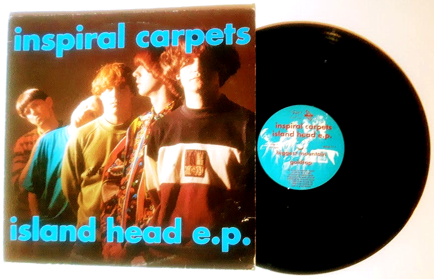 INSPIRAL CARPETS "ISLAND HEAD" EP/ 12-INCH VINYL RECORD/GREAT BRITAIN ...