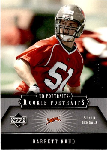 2005 Upper Deck Portraits #167 Barrett Ruud /425 | eBay