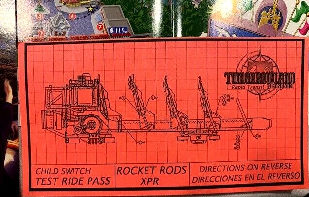 Rocket Ride Vintage Disney Pier