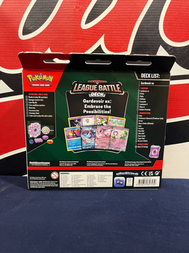 Pokemon TCG Gardevoir ex League Battle Deck Box Brand New Sealed | eBay