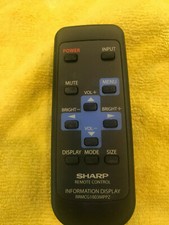 Sharp RRMCG1003MPPZ Remote Control / Information Display for sale ...