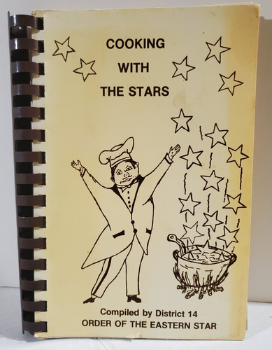 Cooking with The Stars - 1978 Vtg Cookbook - Order of Eastern Star ...