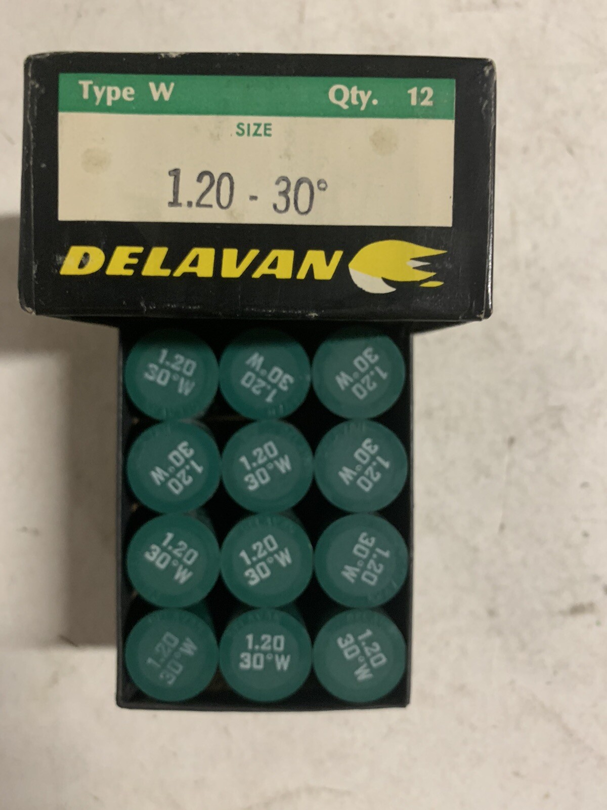 Delavan 1.20-30 Type W All Purpose Oil Burner Nozzle Box of Twelve (12 ...