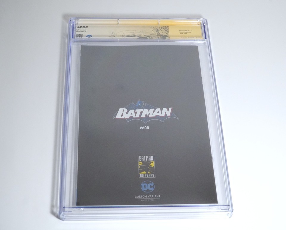 Batman #608 CGC SS 9.6 Signed 4x's Jim Lee Exclusive Foil Virgin Custom ...