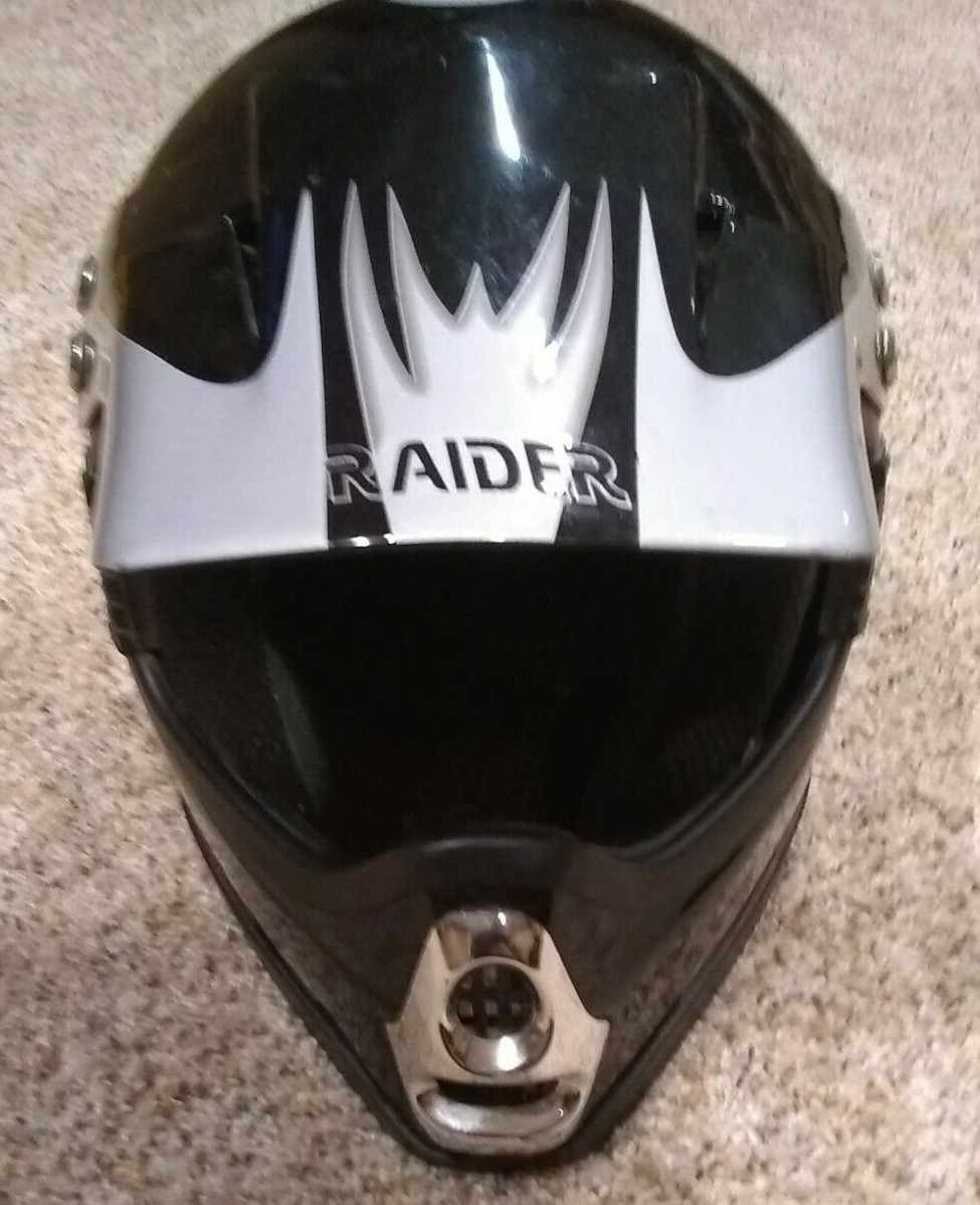 Raider MOTORCYCLE HELMET Factory Racing Youth Small A-627 size YM With ...