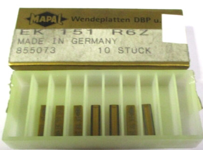 7 MAPAL Wendeplatten für Reibahlen EK 151 R6Z Neu H52722 | eBay.de