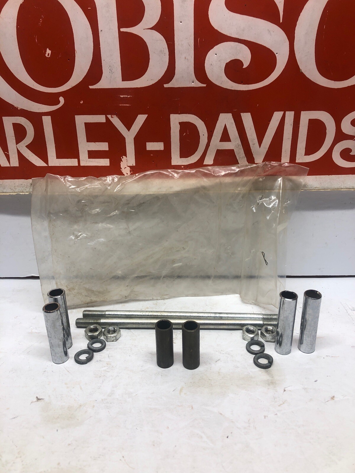 NOS Harley Davidson Luggage Tour Pack Mounting Hardware Rods OEM 52454 ...