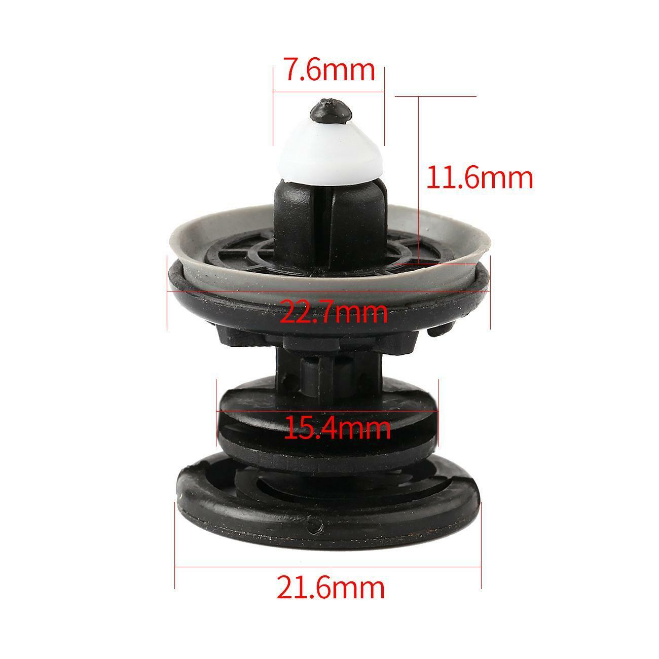 10 Interior Door Card/Trim Panel Fastener Clips For VW Volkswagen T5 ...