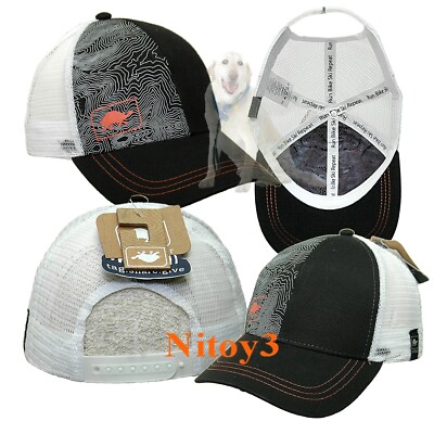 Turtle Fur Topo Mount Mansfield Map Trucker Baseball Hat-Cap Men Size ...