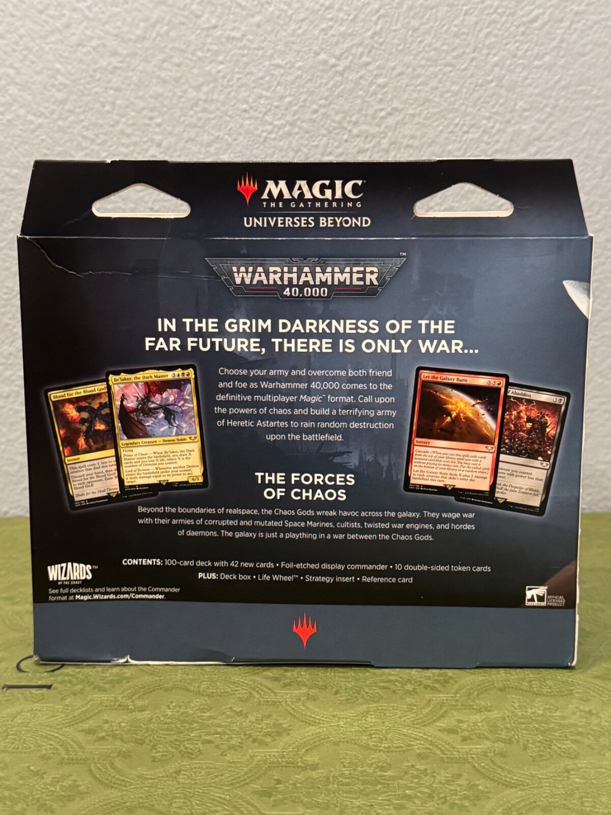 Wizards of the Coast Magic The Gathering Warhammer 40K Commander Deck ...