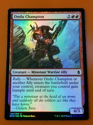 1x Ondu Champion | FOIL | Battle for Zendikar | MTG Magic Cards | eBay
