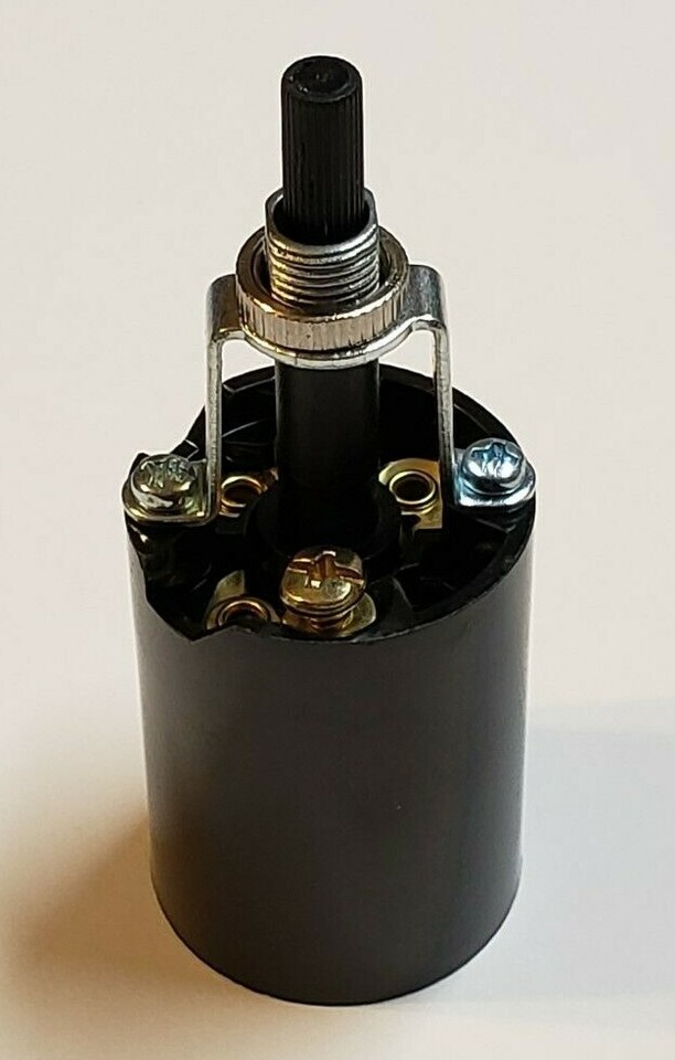 HIGH HEAT BAKELITE BOTTOM TURN KNOB FIXTURE LAMP SOCKET E26 MEDIUM BASE ...