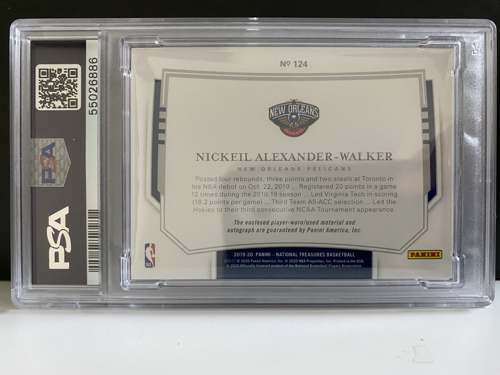 2019-20 Panini National Treasures - Rookie Patch Autographs Horizontal ...