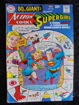 ACTION COMICS #360 1968 DC COMICS SILVER AGE 80 PAGE GIANT ISSUE ...