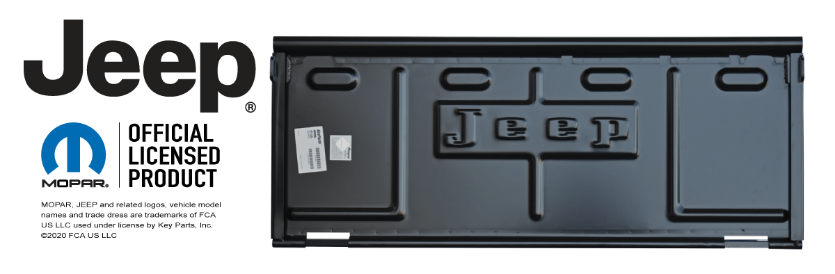 Licensed Tailgate With JEEP Script for 1972-1983 Jeep CJ5 (Key Parts ...