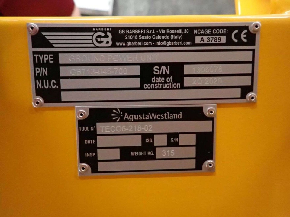 GB Barberi Ground Power Unit GB713-045-700 | eBay