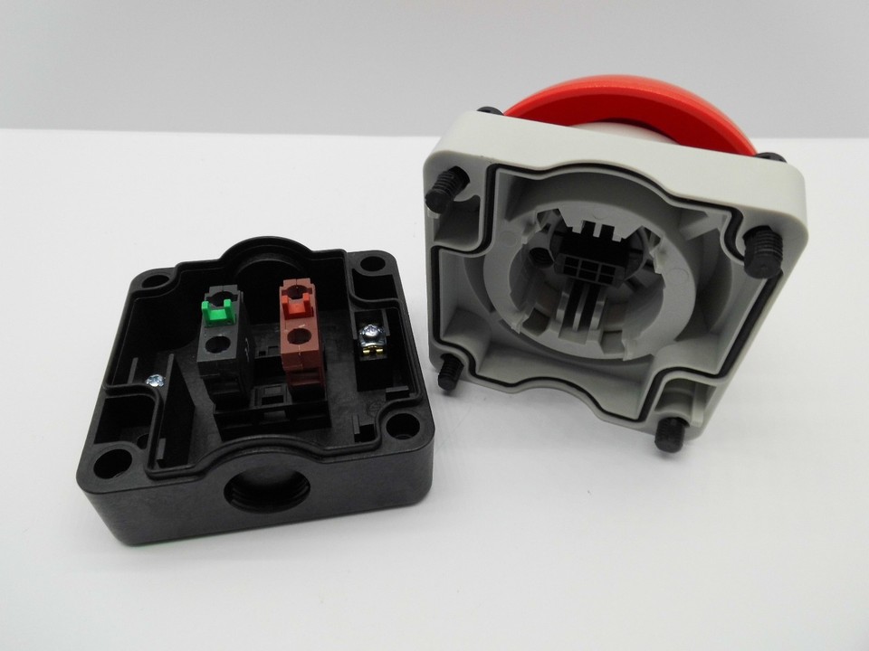 HYLEC 1DE.SP.21NR RED PALM/FOOT SWITCH BUTTON STATION EMERGENCY ...