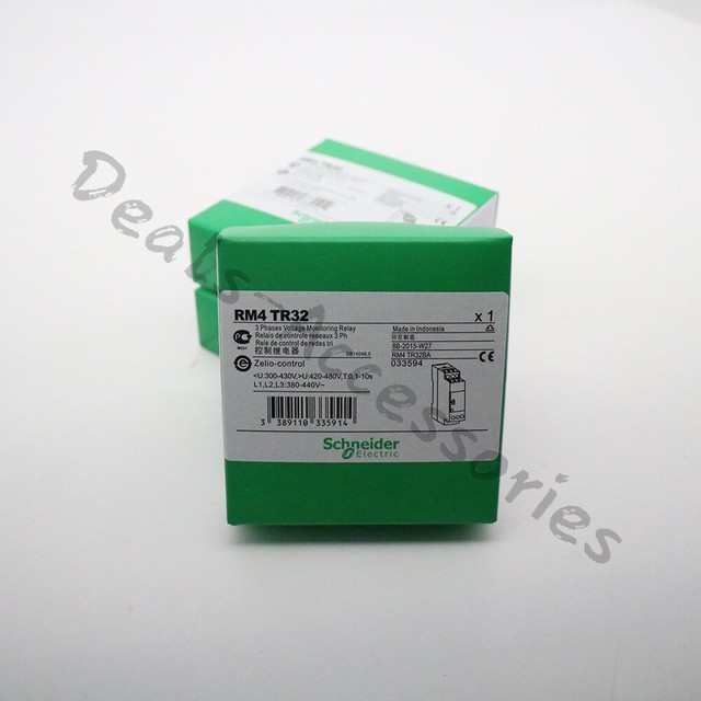 Schneider RM4TR32 3-Phase 300-430V Network Control Relay for sale ...